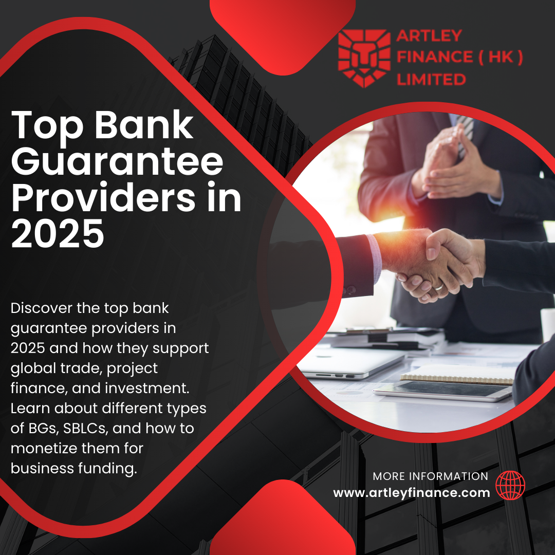 Top Bank Guarantee Providers in 2025 | Secure Your BG & SBLC